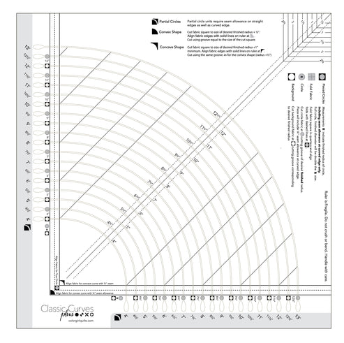 Classic Curves PLUS Ruler – Color Girl Quilts