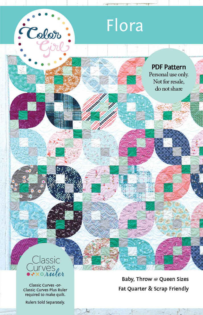 Flora Quilt Pattern – Color Girl Quilts