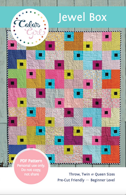 Jewel Box Quilt Pattern – Color Girl Quilts
