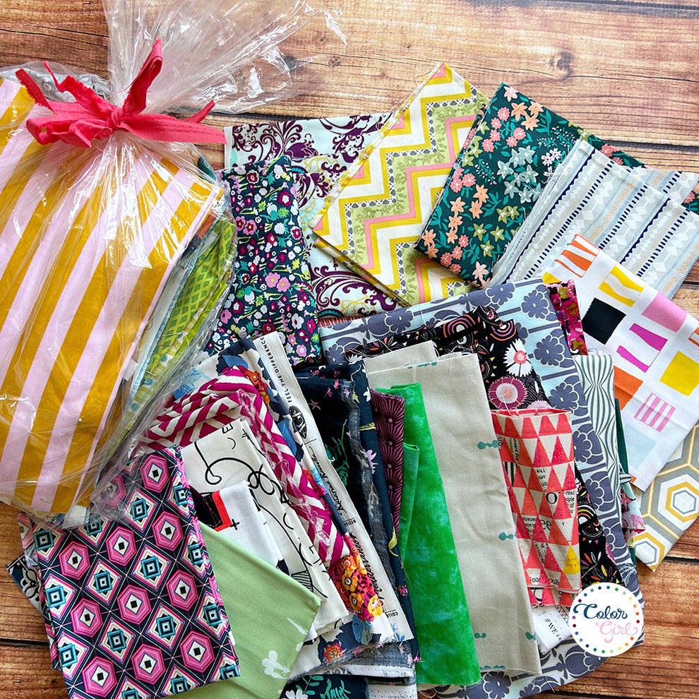Scrap, Destash Fabric Grab Bags – Color Girl Quilts