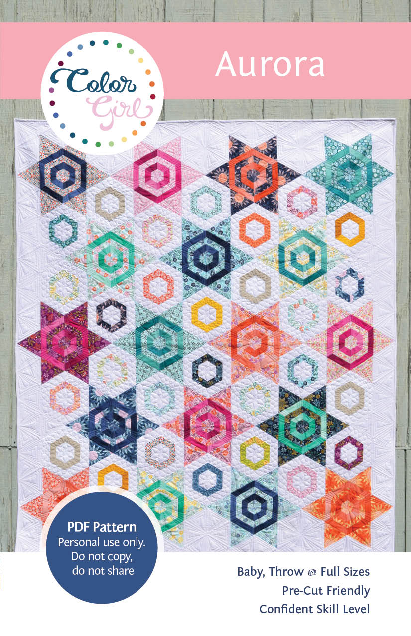 Aurora Quilt Pattern – Color Girl Quilts