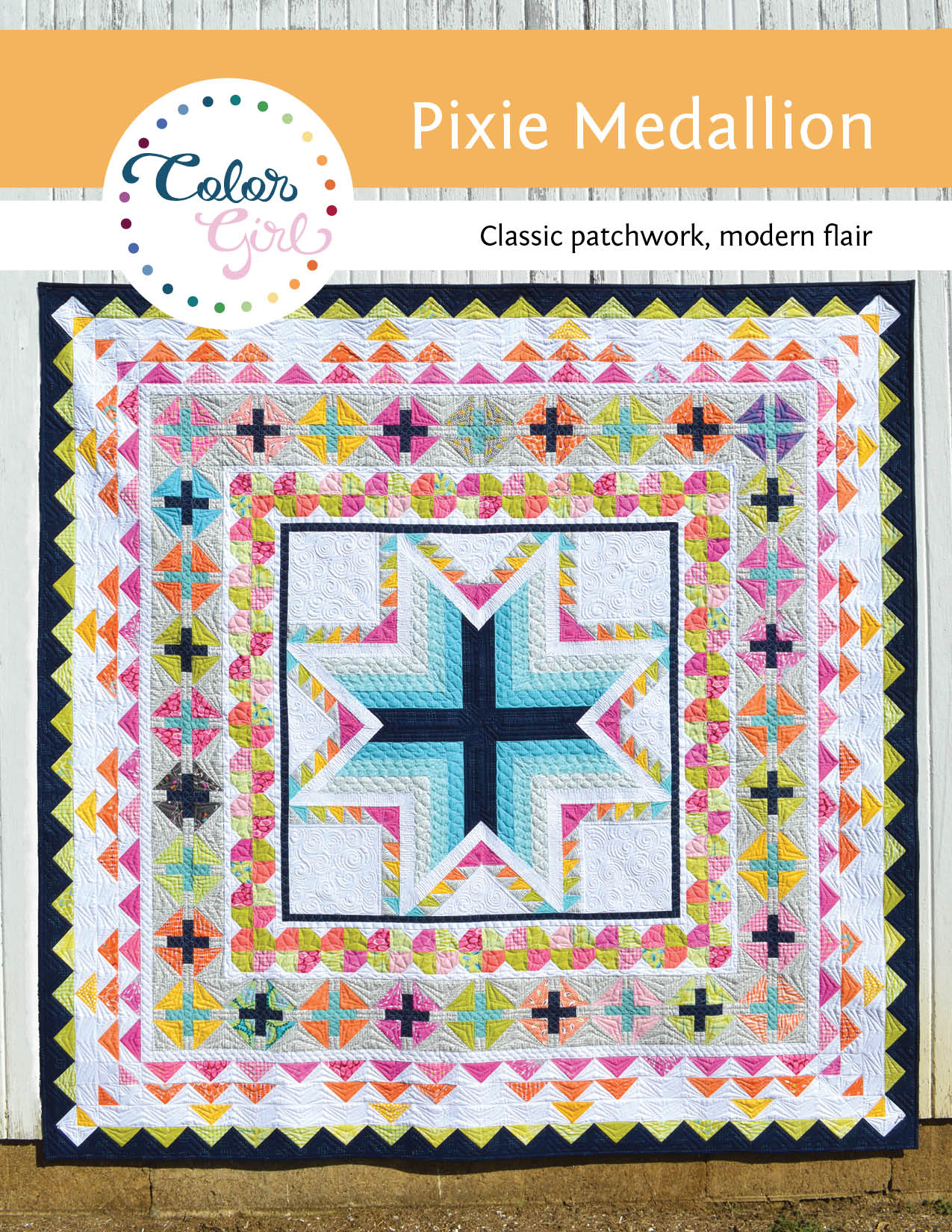 Pixie Medallion Quilt Pattern – Color Girl Quilts