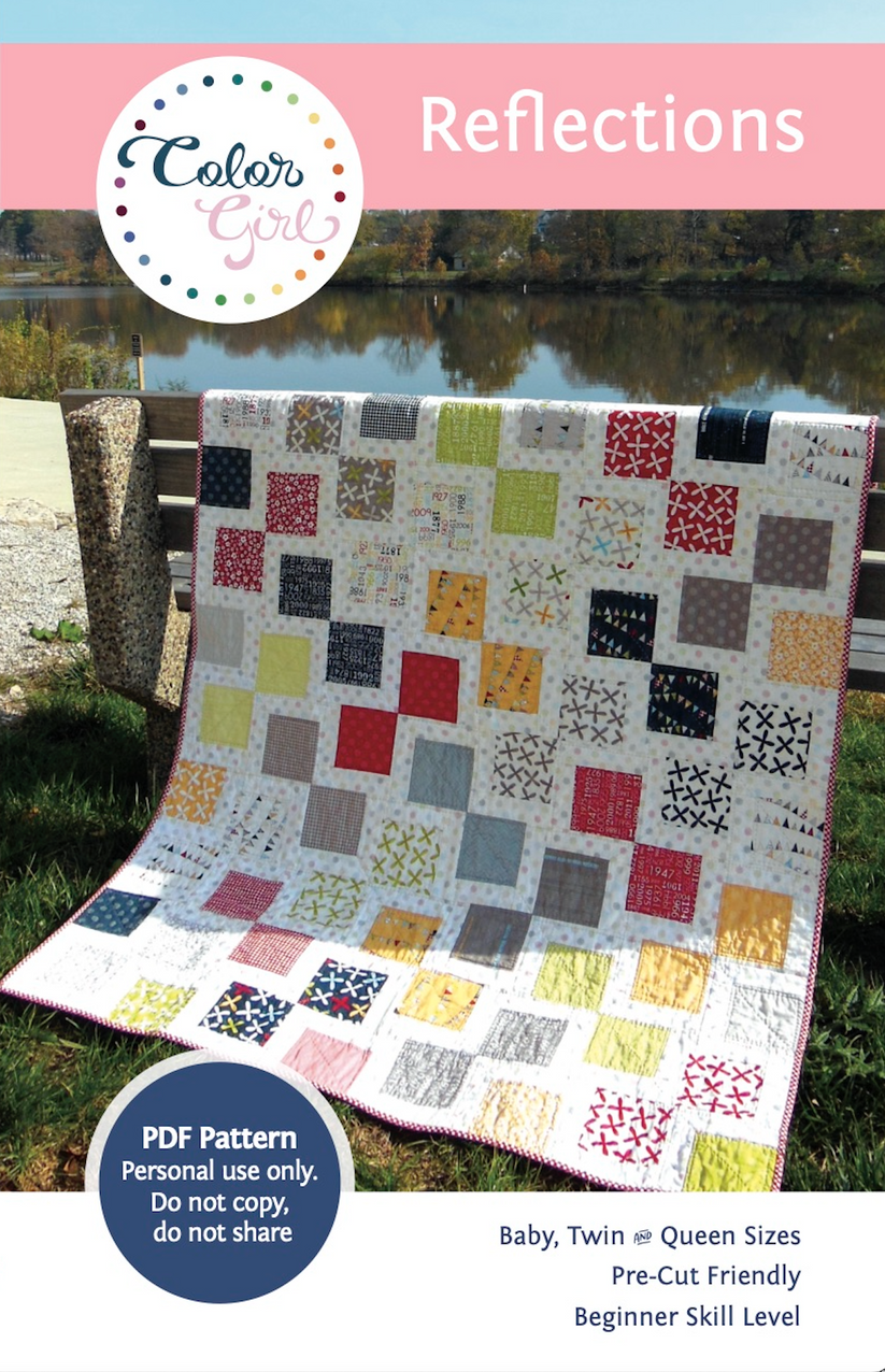 Reflections Quilt Pattern – Color Girl Quilts