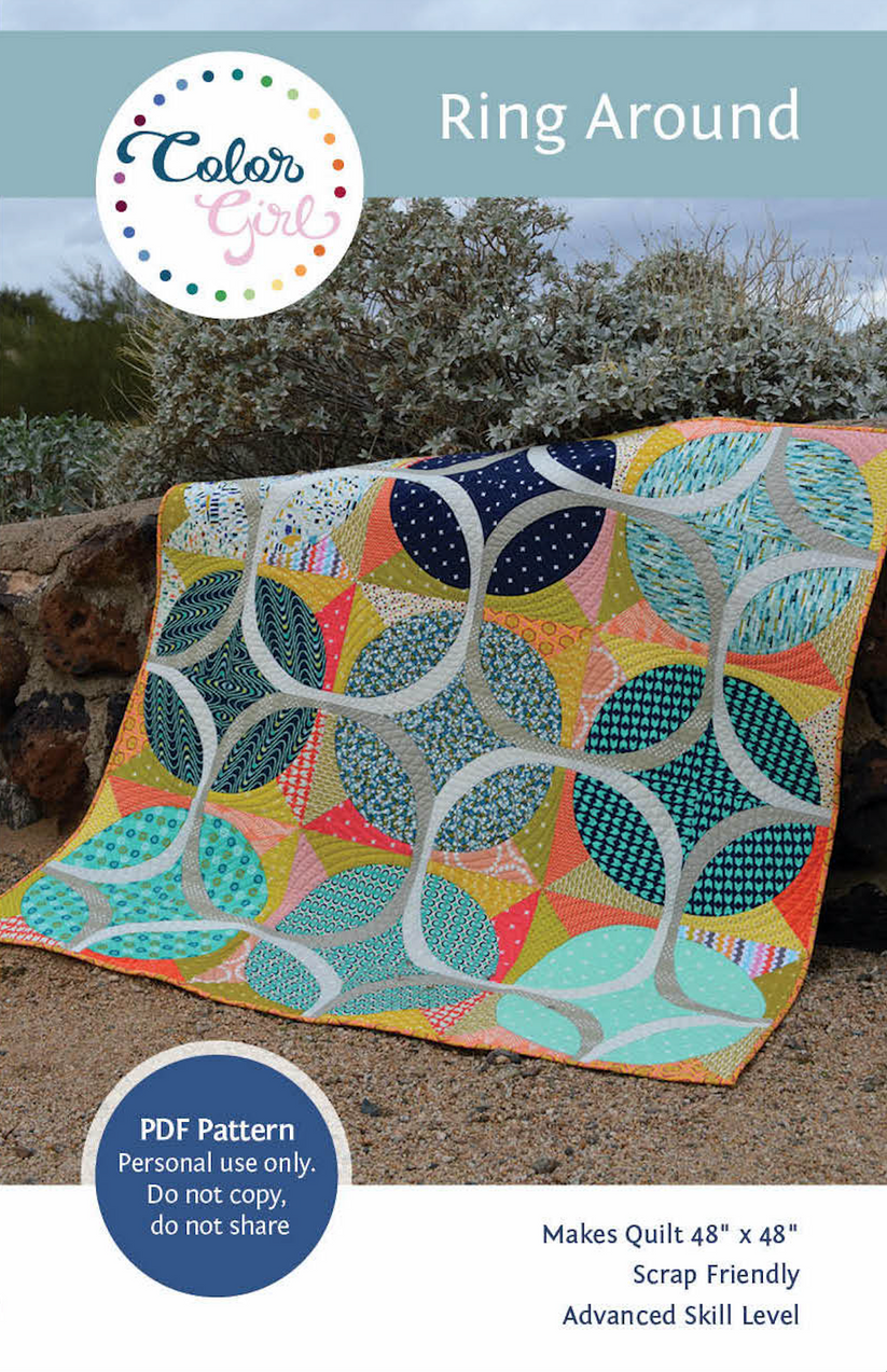 Ring Around Quilt Pattern – Color Girl Quilts